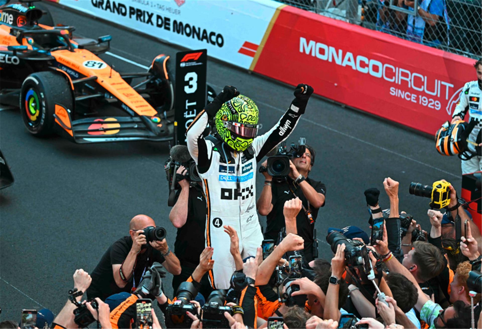 Tageblatt.lu | „Monaco, Baby!“ | Norris feiert das große Formel 1-Comeback