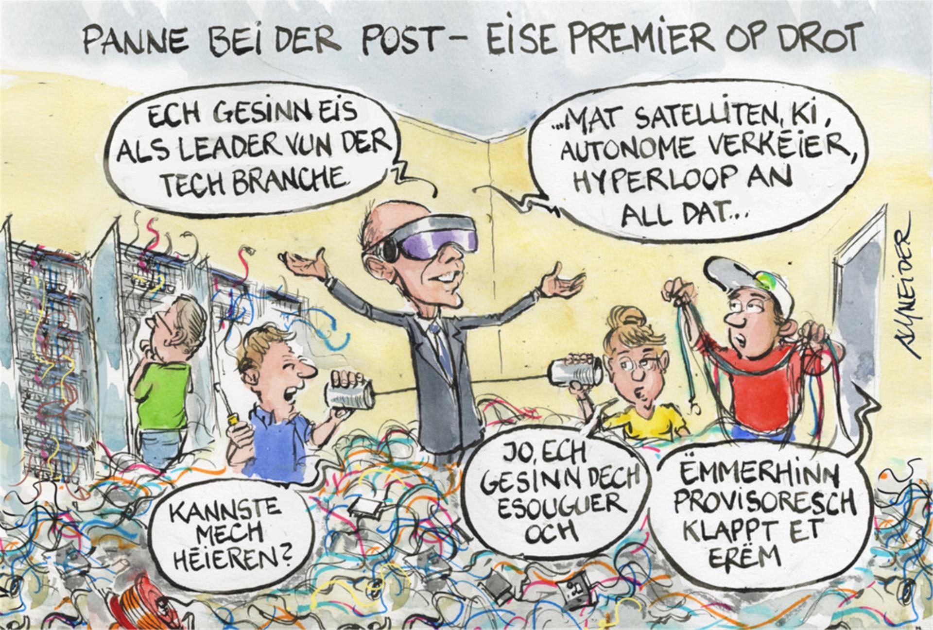 Tageblatt.lu | Netzausfall bei der Post | Pensionierter Informatiker in ...