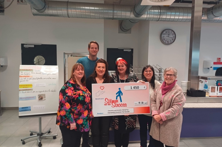 Käerjeng 1.450 Euro für die „Stëmm vun der Strooss“ - Tageblatt.lu